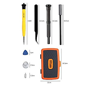 TKFDC Screwdriver Set 45 in 1 Torx Hex Screwdriver Tools Bit Set Precision Disassembly and Repair Tool Set