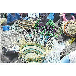 Mini Market Basket Ghana 7-9" Across - Colors Vary