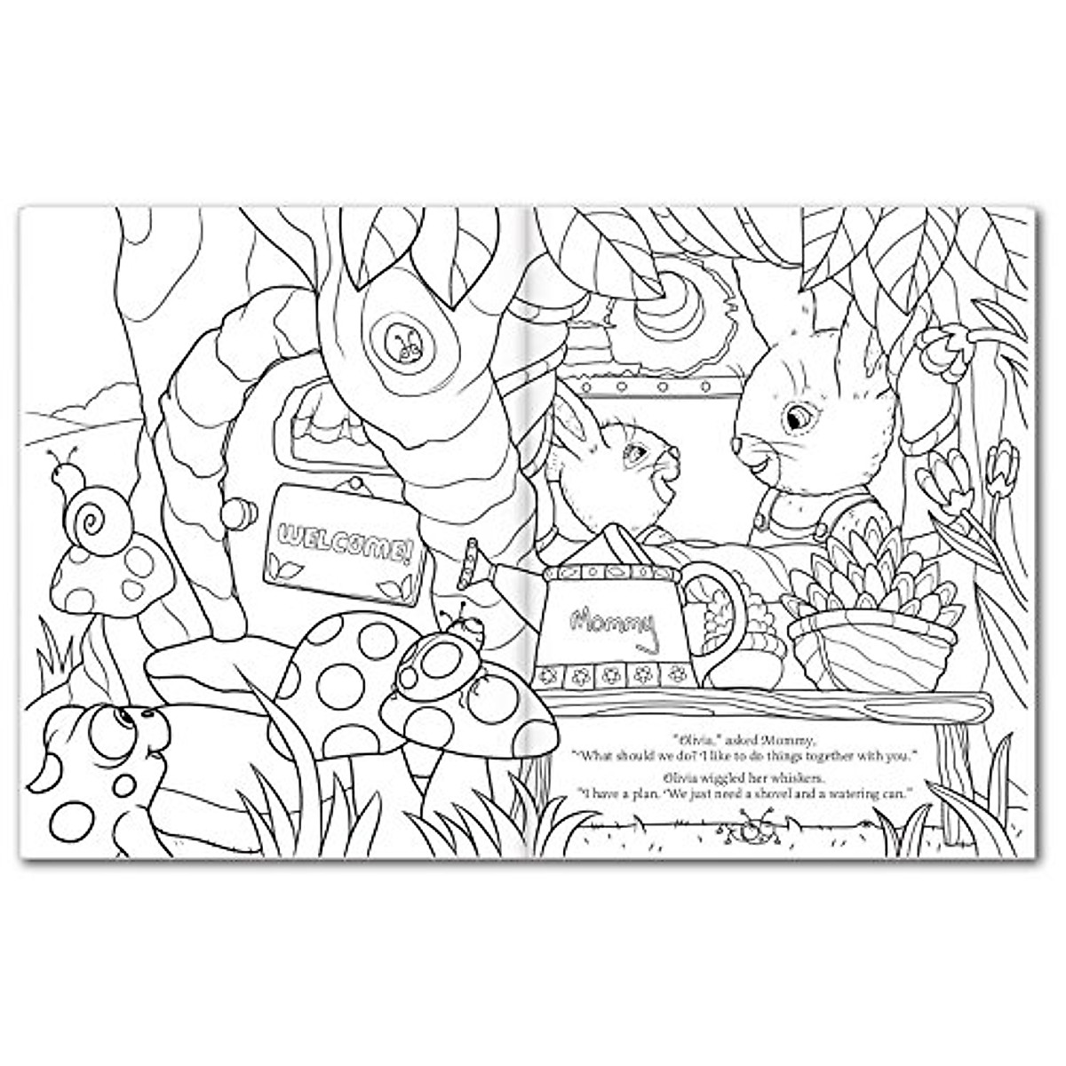 Personalized Coloring & Activity Book for Kids with Sticker Sheet - I See Me! (Garden)