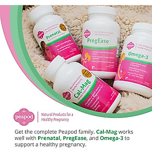 Fairhaven Health Peapod Cal-Mag | Pregnancy & Lactation Supplement | Contains Calcium, Magnesium, & Vitamin D3 for Pregnancy, Baby and Female Health | Gluten & Dairy Free CalMag | 1 Month Supply
