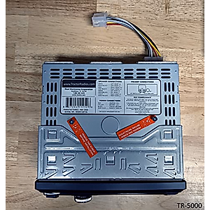 Kubota Tractor Radio CD Player AM FM Stereo Receiver MP3 USB Aux Bluetooth Remote RTV-1100 RTX-1100C Harness Plug B2650 RTV RTX