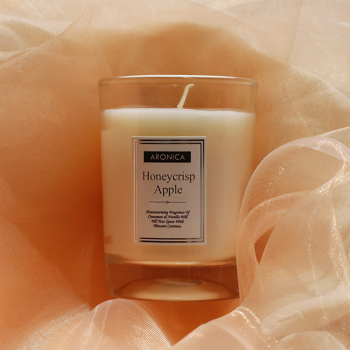 Aronica Fruity Candle Gift Set for Women, Scented Advent Candles, Christmas Gifts for Coworkers, Office Staff Secret Santa, Soy Candles for Couple Xmas, Holiday Hostess Gift, Small Simple Party Gift