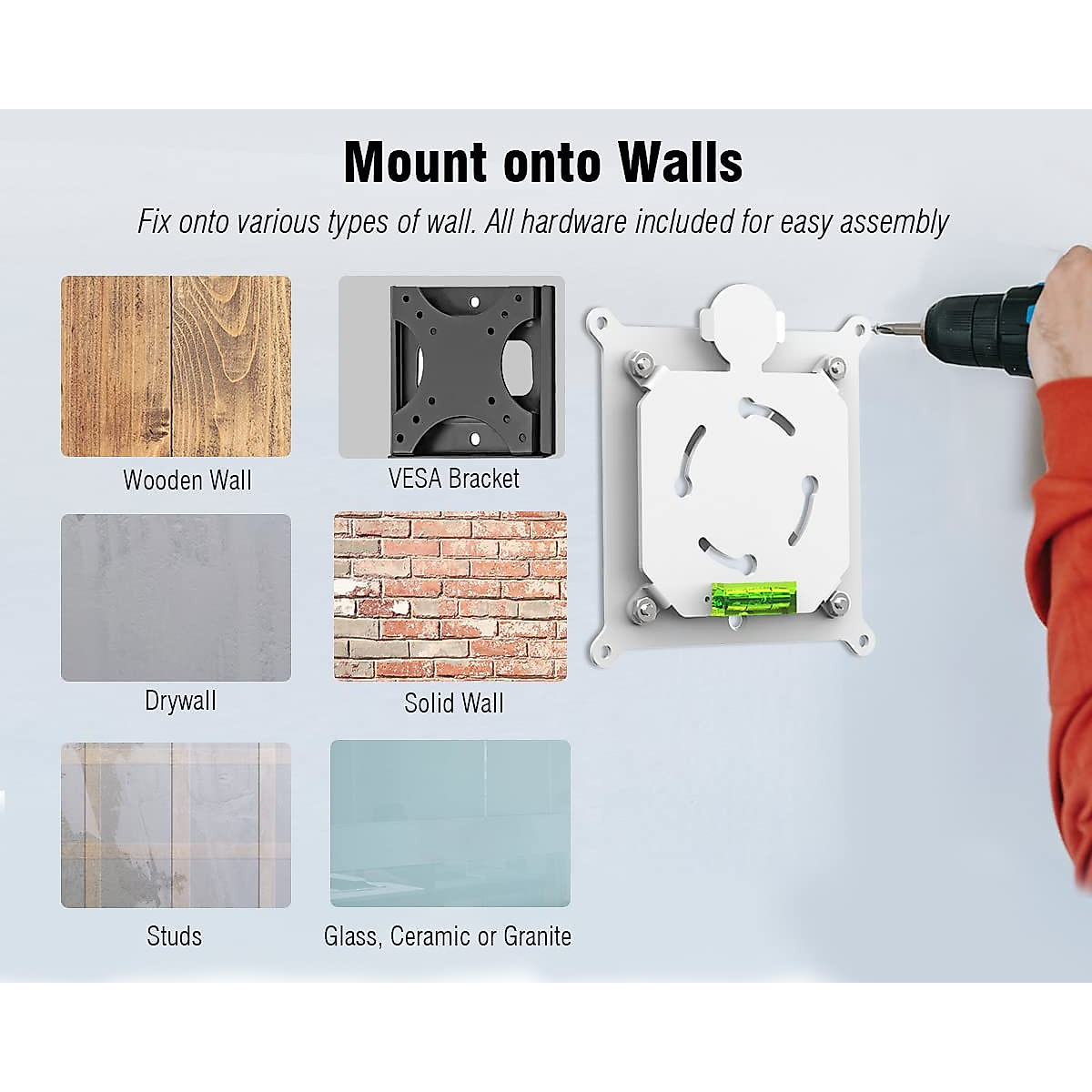 ElecGear Magnetic Wall Mount for Xbox Series S, Metallic Mount with Magnet and Built-in Spirit Level - Mount XSS Vertically, Horizontally or Under Desk