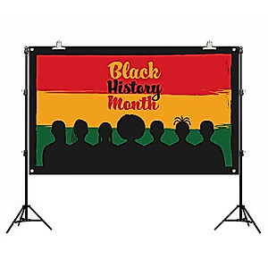 Black History Month Photo Backdrop Black History Month Banner African American Juneteenth Deocr and Supplies for Home