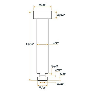 POWERTEC 71438 T-Track Clamp Vice | Hold Down Clamps for T-Tracks Accepting 1/4 Inch hex head Bolts – 2 Pack