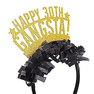 Happy 30th Birthday Party Tiara - Adult Theme Party Hat,Funny Thirty Birthday Gift for her,Milestone Birthda,Party Decor for 30