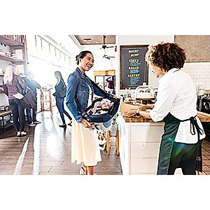 Maxi-Cosi Coral XP Infant Car Seat, Revolutionary 3-Piece Modular Nesting System for a More Comfortable, Intimate & Lightweight Carry, Essential Blue – PureCosi