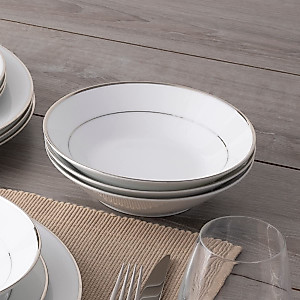 Noritake Spectrum Bowl, Soup, 12 oz., Set of 4 in White