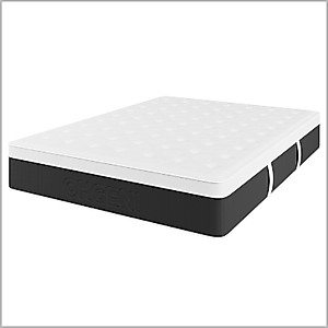 Raydem 12" Queen Foam Mattress, Cool Touch Gel Memory Foam, Ergonomic Support & Pressure Relief, Medium Feel Comfort, CertiPUR-US Certified, Designed in USA