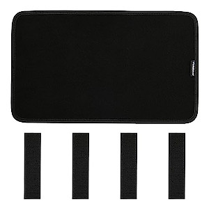 Upgrated Sewing Machine Foot Pedal Pad, Stay in Place Mat for Sewing Pedal, Non Slip Rubber and Sticky Strips Make Sure Foot Pedals and Pads Stay in Place, Sewing Accessory, 12”x7”, 1/5” Thick