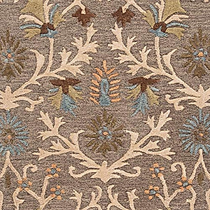 SAFAVIEH Cambridge Collection 2'6" x 14' Moss / Multi CAM235A Handmade Moroccan Premium Wool Runner Rug