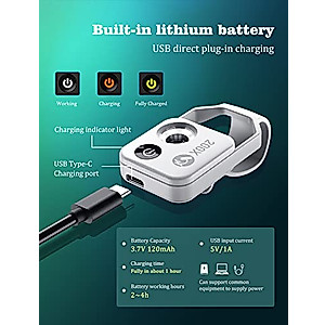 Phone Microscope with CPL Lens/LED Light,200X Pocket Microscope with Universal Phone Clip Compatible with iPhone/Andriod Phone-The Best Portable Microscope to Enjoy Microworld for Kids and Adults