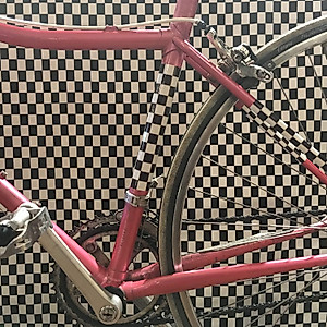 MOOXIBIKE Unisex – Adult's Rahmenschutzaufkleber für Rennrad Frame Protection Sticker for Road Bikes, White, 29,5 x 15 cm