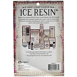 Ranger SLK ICE Resin IRA55730 Mixed Media Technique Book