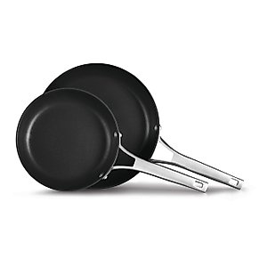 Calphalon 2029637 Premier Hard-Anodized Nonstick 2-Piece 8 10-Inch Frying Pan Set 8/10 Combo Black