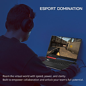 ASUS ROG Strix G15 Gaming Laptop, 15.6" QHD 165Hz Display, AMD Ryzen 9 5980HX, 64GB RAM, 4TB PCIe SSD, RGB Backlit Keyboard, Radeon RX 6800M, Win 10 Pro, Black, 128GB Hotface Extension Set