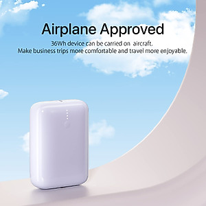 MOVE SPEED 10000mAh Portable Charger Mini Cute for Girls, PD20W Fast Charging QC3.0 External Battery Pack, Mini-Size 180g, Power Bank for iPhone, Samsung Galaxy, Android Phone, iPad,iWatch, Purple