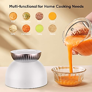 X-Bosak Baby Food Maker, 13 In 1 Baby Food Processor for Fruit Vegetable Meat, 600ML Baby Food Blender with 8 Blades, Baby Shower Gifts Set (White)