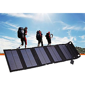 Solar Panels Portable Foldable Solar Panel Kit, Solar Panel 15W 5V Portable Solar Charger Foldable Monocrystalline Solar Cell for Power Station Phones Camping Garden Hiking Mobile Power
