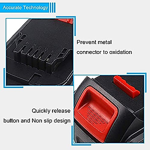 TENMOER 2 Pack 5.0Ah Compatible with Dewalt 20V 5.0Ah Battery Replacement for Dewalt 20V Batteries Power Tools