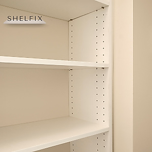 SHELFIX - White Cabinet Replacement Shelves - 3/4'' Thick Melamine - Cabinet Shelf Custom Size Shelf - Melamine Shelves Cut to Order 34
