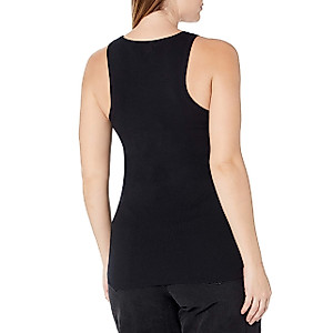 The Drop Women's @lucyswhims Sleeveless Halter Crewneck Sweater Tank, Black, XS