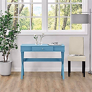 Ameriwood Home Paxton Campaign Desk, Blue