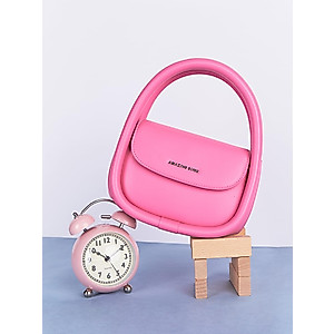 Amazing Song Small Top Handle Purses for Women, Designer Leather Handbag Removable Crossbody Strap with Box, Soft Bag