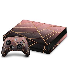Head Case Designs Officially Licensed Elisabeth Fredriksson Pink And Black Art Mix Vinyl Sticker Gaming Skin Decal Cover Compatible With Xbox One X Console and Controller Bundle