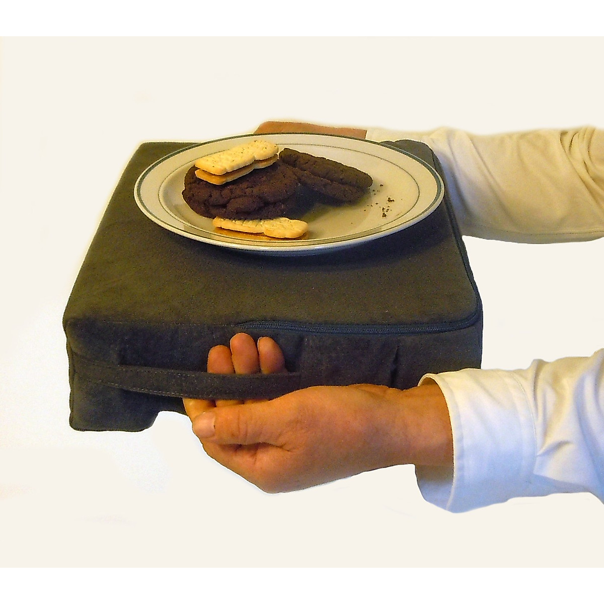 Laptop Easel, Lap Desk Pillow. Ergonomic Laptop Computer Desk & Desktop Book Stand with Orthopedic Wrist Support.