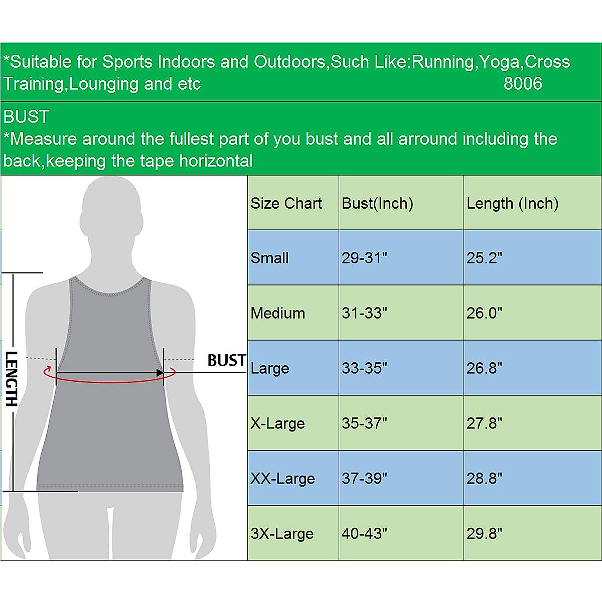 NELEUS Workout Running Racerback Long Tank Top for Women,8006,3 Pack,Pink,Purple,Light Green,L,EU XL