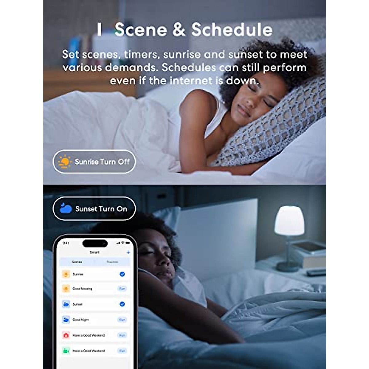 Smart Light Bulb, meross Smart WiFi LED Bulbs Compatible with Apple HomeKit, Siri, Alexa, Google Assistant and SmartThings, Dimmable E26 Multicolor 2700K-6500K RGBWW, 810 Lumens 60W Equivalent, 4 Pack