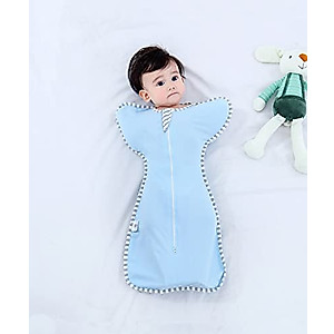 Bycc Bynn 2 Pack Sleeping Blanket Sack with High Sleeve,Transitions to Arms-Free Wearable Sleeping Bag for Baby pacify