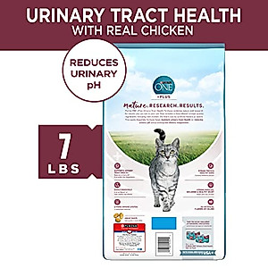 Purina ONE High Protein Dry Cat Food, +Plus Urinary Tract Health Formula - 7 lb. Bag