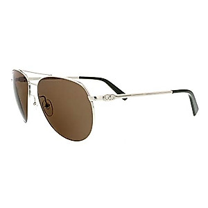 Ferragamo Brown Polarized Aviator Sunglasses SF157S 045 60