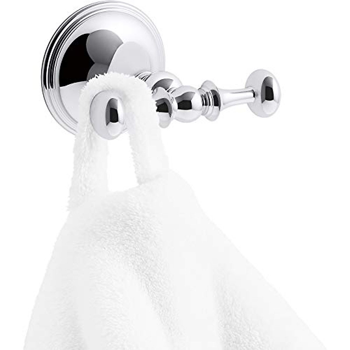 Kohler K-26525-CP Decorative Towel Hook, Polished Chrome