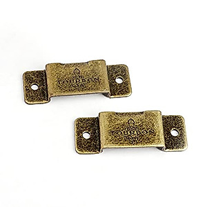 TOURBON Heavy Duty 2 Pieces Metal Tape Measure Holder Clip