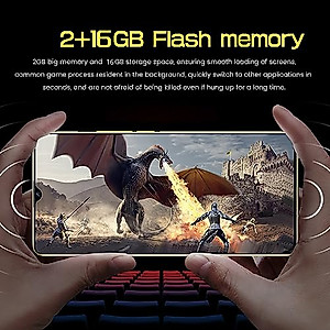 4G Smartphone Unlocked, M4 PRO 7.5 in, High Definition Screen, 2GB/16GB Cell Phones Unlocked New, Android 10 6800mAh Dual SIM Dual Standby Gaming Smartphone, Senior Cell Phone-(Deep Navy Blue)