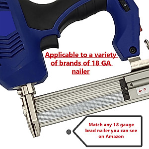 SimCos 18 Gauge Brad Nails 4 Sizes (2",1-1/2",1-1/4",3/4") Galvanized 18 GA Nail Gun Nails Assorted and Small Finishing Nails for Pneumatic, Electric Brad Nailer (Assembly 1000)