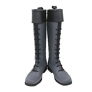 Yuanplate Rimuru Tempest Cosplay Shoes Boots Party Halloween Leather Boots Costume Props (Male US 12/EU46)