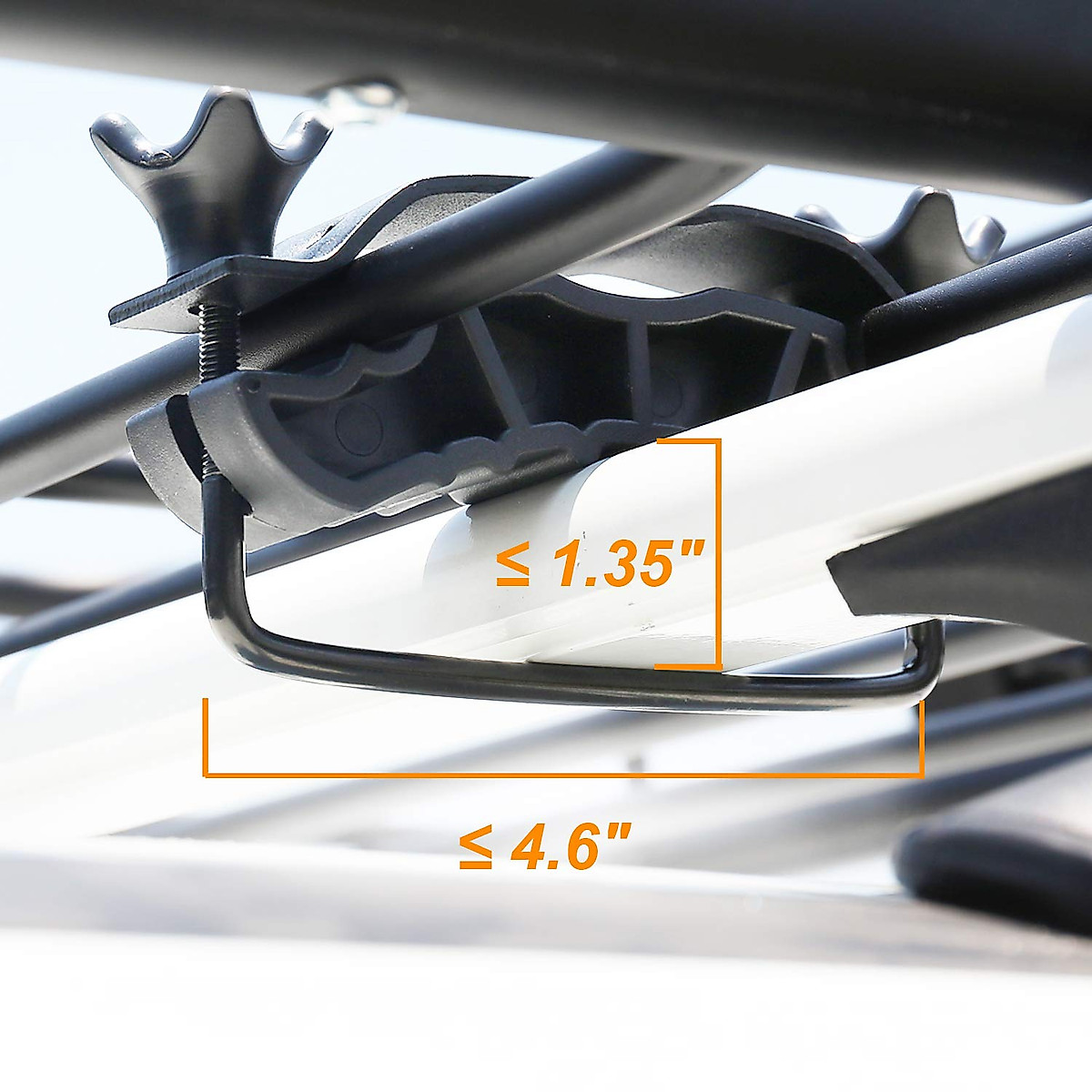 XCAR Roof Rack Basket Rooftop Cargo Carrier with Extension Black Car Top Luggage Holder 64"x 39" Universal for SUV Cars