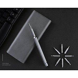 Precision Screwdriver Set, 24 in 1 Magnetic Driver Bit Set, Mini Pocket Screwdriver Repair Tool Kit with Storage Case for Electronics/Smartphone/Tablet/PC/Eyeglasses