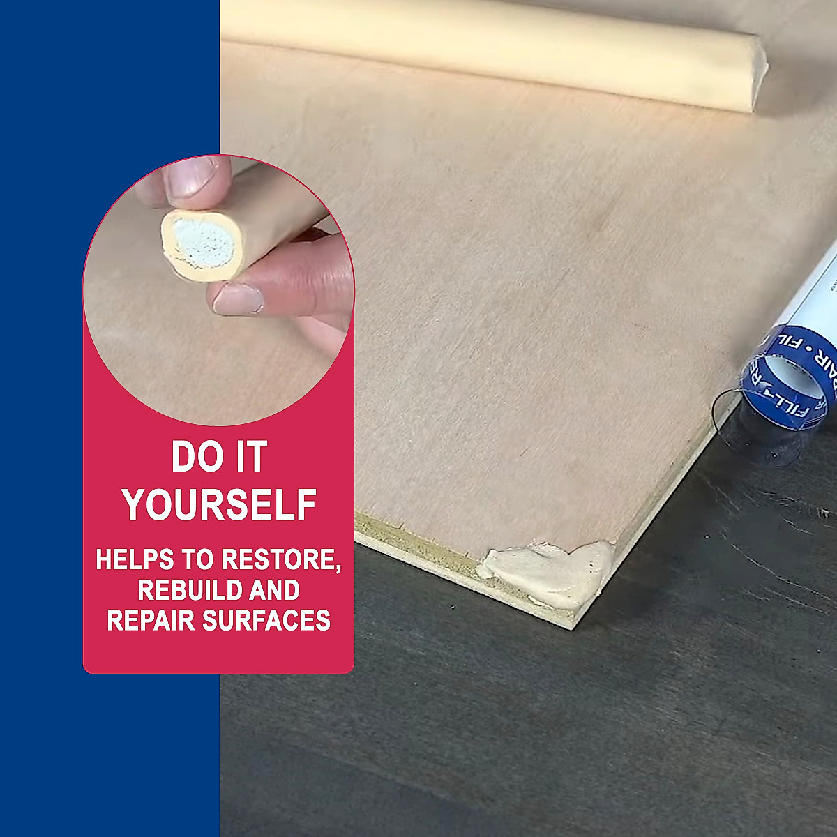 Mohawk Epoxy Putty Stick (Black) for Permanently Repairing Wood and Other Hard Surfaces