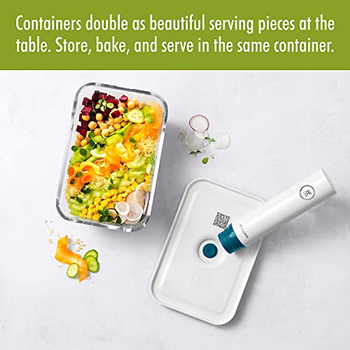 ZWILLING Fresh & Save Airtight Food Storage Container, Large, La Mer