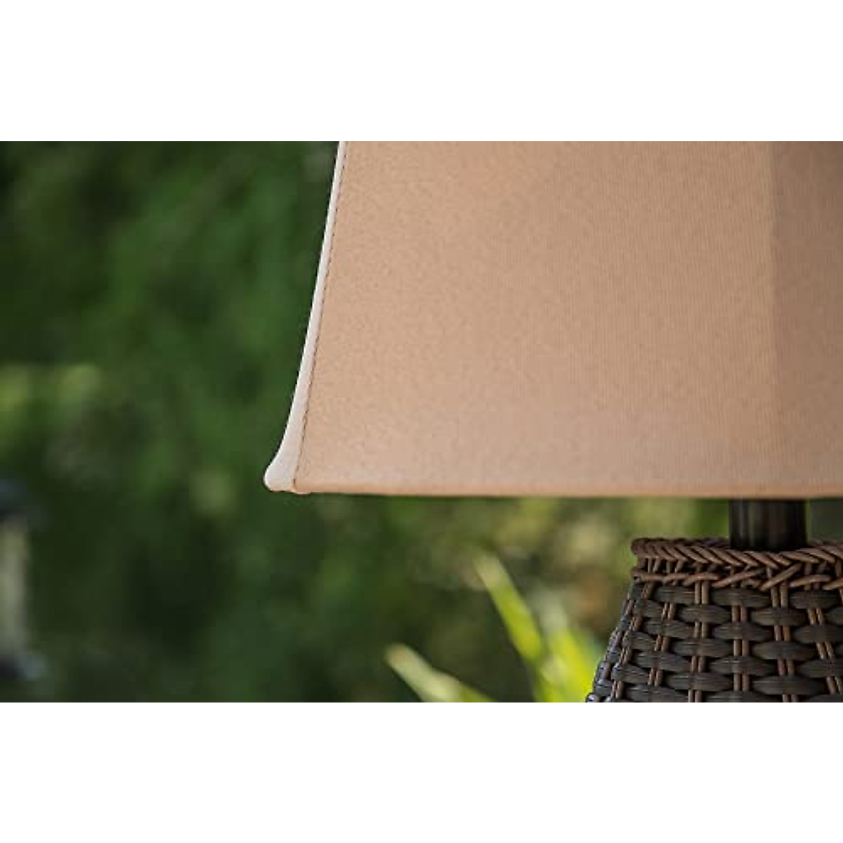 Kenroy Home 32203BRZ Sunset Outdoor Table Lamp with Bronze Finish, Casual Style, 29.25" Height, 16" Width, 16" Depth