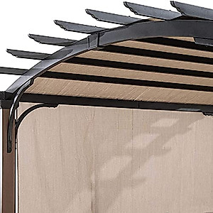 Ontheway Replacement Sling Canopy for for A+R Freestanding Pergola Sold at Lowe's,10x10ft #L-PG152PST-B (Size: 200" (L) x 103" (W))