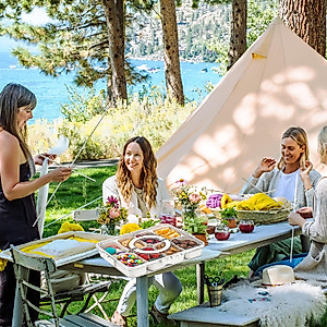 Fumitt Snack Box Container, Divided Serving Tray with Lid and Handle, Portable Snack Organizer for Adults Veggie Tray Charcuterie Boxes Fruit Tray Candy (2.4L 8 Compartments)