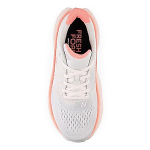 New Balance Women's WMORV4 Running Shoe, Quartz Grey/Washed Pink/Grapefruit, 8.5