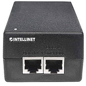 Intellinet Gigabit Ultra POE Injector PoE+ - Up to 60W Ultra Power Supply, 10/100/1000 Mbps, IEEE 802.3af/802.3at Compliant, Metal housing – 3 Yr Mfg Warranty - 561235