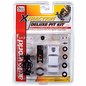 Auto World X-Traction Deluxe Pit Kit (w/1955 Bel Air Body) HO Scale Slot Car